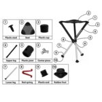 Walkstool Jachtstoel Driepoot Comfort 55 cm - Gunstore | Van Nieuwenhuyse