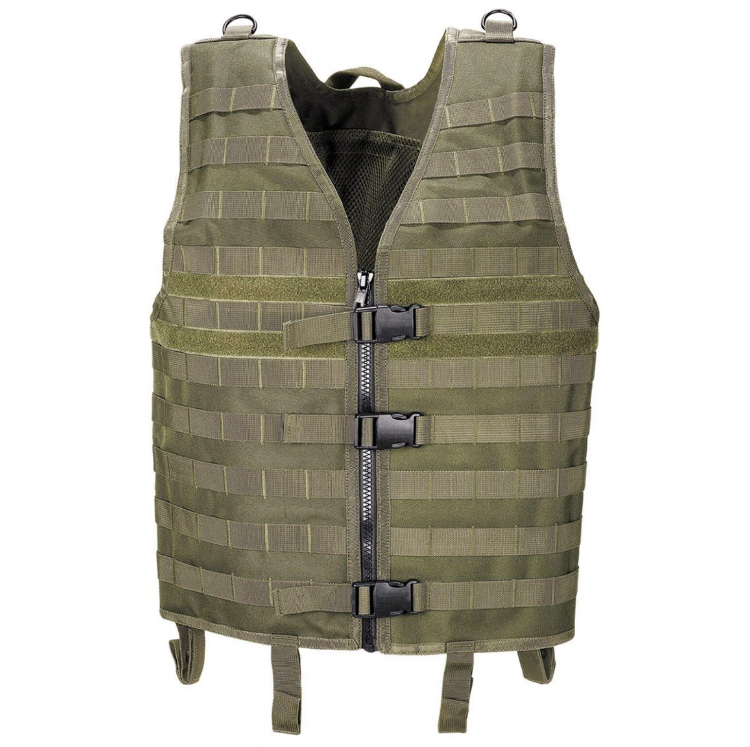 Vest "Molle light", modular, black / green / coyote - Gunstore | Van ...